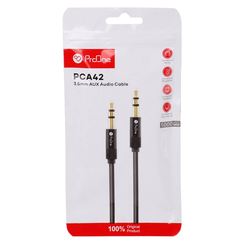 کابل AUX پرووان مدل PCA42 طول 1 متر - فروشگاه اینترنتی ایجانبی